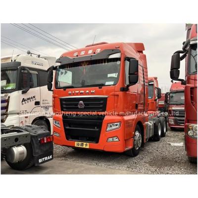 China 4 6L Engine Capacity Used Light Tractor Trucks for Smooth and Easy Transportation for sale