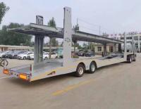 China 2 Axles Car Carrier Trailer Double Deck Car Transport Semi Trailer with ABS Brake System for sale