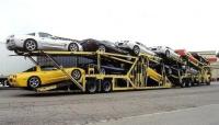China 2 Axles Car Carrier Trailer Double Deck Car Transport Semi Trailer with ABS Brake System for sale