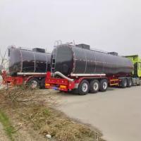 China Lower 3 Axles Transport Asphalt Bitumen Tanker Semi Trailer with Heated Truck Trailer for sale