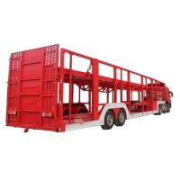 China 2-Axles Enforced Mechanical Suspension Car Carrier Truck Trailer For Customer's Request for sale
