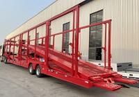 China 2-Axles Enforced Mechanical Suspension Car Carrier Truck Trailer For Customer's Request for sale
