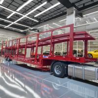 China 30000 kg Max Payload Air Suspension Double Deck Car Carrier Semi Trailer for Transport for sale