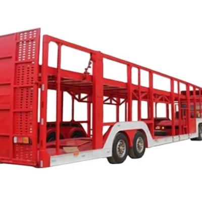China Truck Trailer Direct OTTC 2 Axles Car Carrier Semi-Trailer for Car Transportation for sale