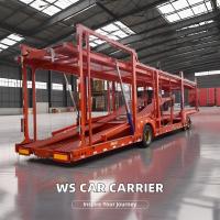 China Truck Trailer Direct OTTC 2 Axles Car Carrier Semi-Trailer for Car Transportation for sale