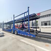 China 2 Axle Double Deck SUV and Car Carrier Semi Trailer for Russia Market 24.5/70R16 Tire for sale