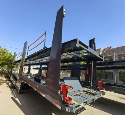 China Transport 7 cars car semi-trailer Car Carrier semi trailer None ABS System Air Suspension for sale
