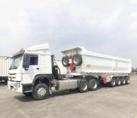 China Used 336HP HOWO Dump Truck for Transportation 8685*2496*3850mm Semi-Trailer for sale