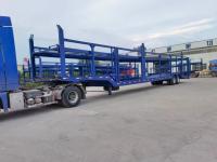 China Steel Car Carrier Semi-Trailer 2 or 3 Axles Hydraulic Car Hauler with 12R22.5 Tyres for sale
