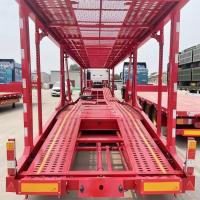 China Hydraulic and Manual Lifting Double Deck Car Carrying Truck Trailer for Car Transport for sale