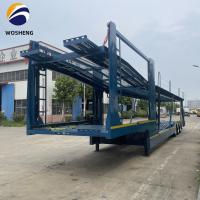 China High Capacity Double Floor Semi Truck Trailer for SUV ORV CUV MPV Transportation for sale