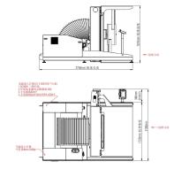 China 800*1200mm Paper Pile Turner Machine 40KPA Suction Pressure for sale