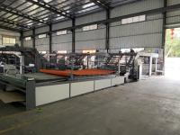 China 10000pcs/H Front Feeder Litho Flute Laminator Machine Synchronous Servo Driven for sale