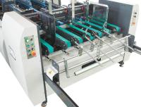 China Four Hex Box Folder Gluer Machine 18.5KW Carton Pasting Machine for sale