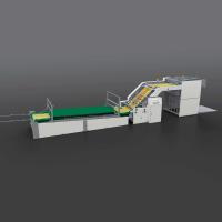 China Automatic High Speed Flute Laminator Corrugated Paper Glue Laminating for sale