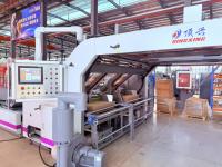China World Premiere Dual Channel Flute Laminator Machine Laminating Corrugated Flute Boards for sale
