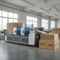 China Paper Membrane Material High Speed Flute Laminator With Laminating Thickness Range 1 to 10 Mm And Packaging Type Cartons For Industry for sale