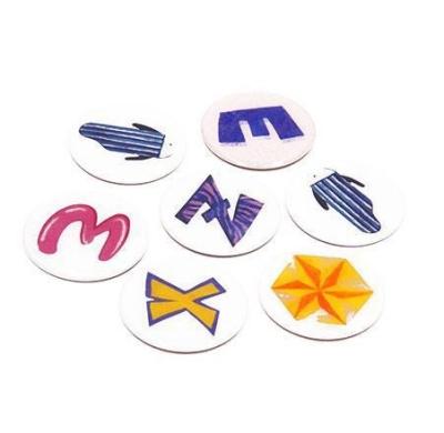China Waterproof Social Media NFC Tag Custom Logo Epoxy RFID Mini Card for sale
