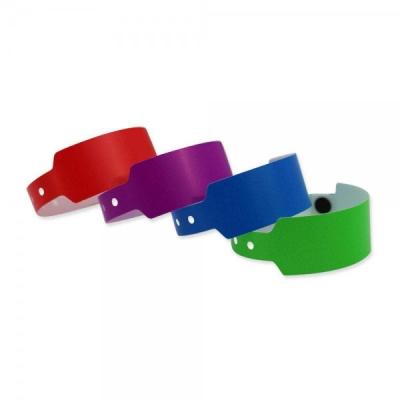 China Plastic Custom RFID Wristband 14 colors 255*20mm RFID Bands For Events for sale