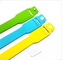 China 260mm*18mm Custom Silicone Wristbands IP68 Waterproof With Pocket for sale