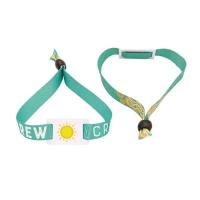 China F01 Lightweight RFID Fabric Wristband For Tournaments Entertainment Events for sale