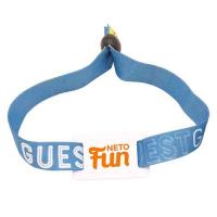 China F01 Lightweight RFID Fabric Wristband For Tournaments Entertainment Events for sale