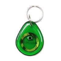 China Access Control RFID NFC Tag 13.56mhz / 125khz Waterproof Transparent Keyfob for sale