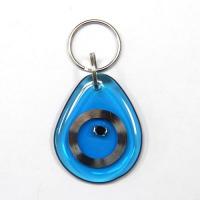 China Access Control RFID NFC Tag 13.56mhz / 125khz Waterproof Transparent Keyfob for sale