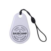 China RFID NFC Printing Custom Logo Keychains Epoxy Unique Shape With Chip for sale