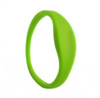 China RFID Custom Made Silicone Wristband 35mm 50mm 60mm IP68 Waterproof for sale