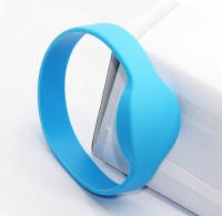 China Silicone RFID Custom Wristbands Flexible RFID Access Control Wristbands for sale