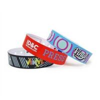 China OEM PET Barcode Plastic Wristbands PVC Disposable Customized for sale