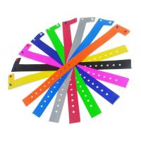 China Plain Custom Vinyl Wristbands Waterproof Plastic Disposable Eco Friendly for sale