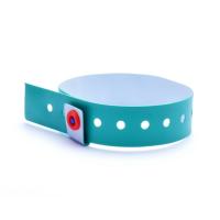 China Plain Custom Vinyl Wristbands Waterproof Plastic Disposable Eco Friendly for sale