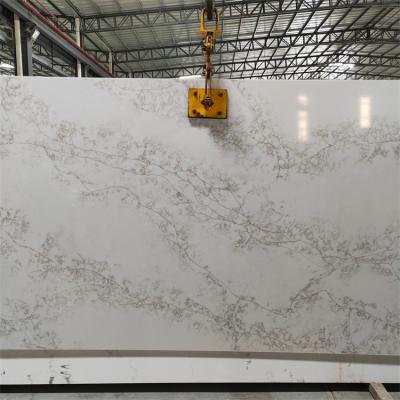 China Fumigated Wooden Bundle Quartz Stone Slab Door To Door Available Color Copy for sale