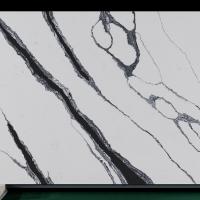 China Customized Polished Honed Quartz Stone Slab Countertop Engineered Stone Quartz for sale