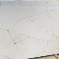 China Easy Maintain Jumbo Size Quartz Stone Slabs 3200*1600mm Crystal Quartz Stone for sale