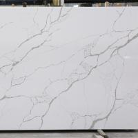 China Easy Maintain Jumbo Size Quartz Stone Slabs 3200*1600mm Crystal Quartz Stone for sale