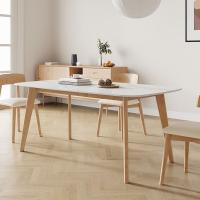 China Dining Table Set With Sintered Stone Table Top marble Dining Tables And Chairs Set for sale