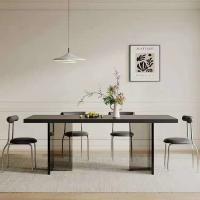 China Round Square Rectangle Dining Table Set 4 Chairs Luxury Dining Table Set for sale