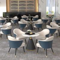 China Stone Marble Top Modern Luxury Wooden Dining Table OEM ODM for sale