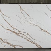 China 3200x1600x20mm Artificial Quartz Stone Sheet Man Made Quartz Slab for sale