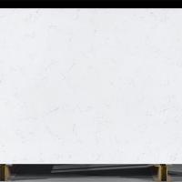 China Customized Quartz Stone Slab For Bathroom Vanity Snow White Quartz Stone for sale