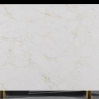 China 20mm Thick Calacatta Quartz Stone Slab Customized Size Polished Quartz Stones for sale