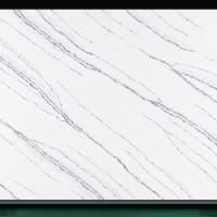 China 3200x1600mm Calacatta Black Quartz Stone White Artificial Quartz Stone Slabs For Kitche for sale