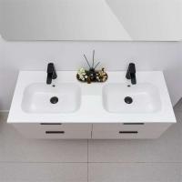 China Shaker Style 3D Wall Mounted Bathroom Vanity Cabinet Customized Size for sale