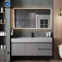 China Lacquer Door Finish Bathroom Vanity Cabinet Basin Cabinet Freestanding for sale