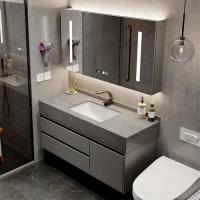 China Single Sink Vanity Mirror Solid Wood Bathroom Vanity OEM ODM for sale