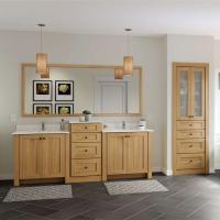 China 1 Set Shaker/Raised Panel/Flush Slab Style Bathroom Vanity Cabinet Free Design for sale