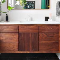 China 1 Set Shaker/Raised Panel/Flush Slab Style Bathroom Vanity Cabinet Free Design for sale